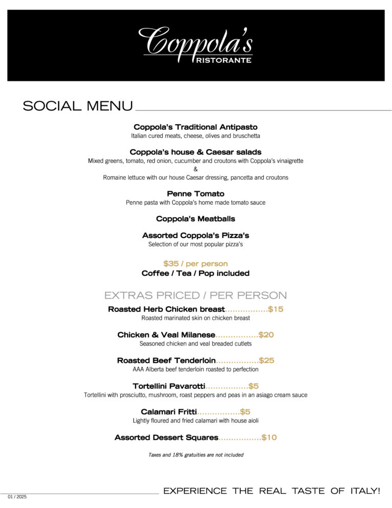 Coppola's Ristorante | coppolas.ca
